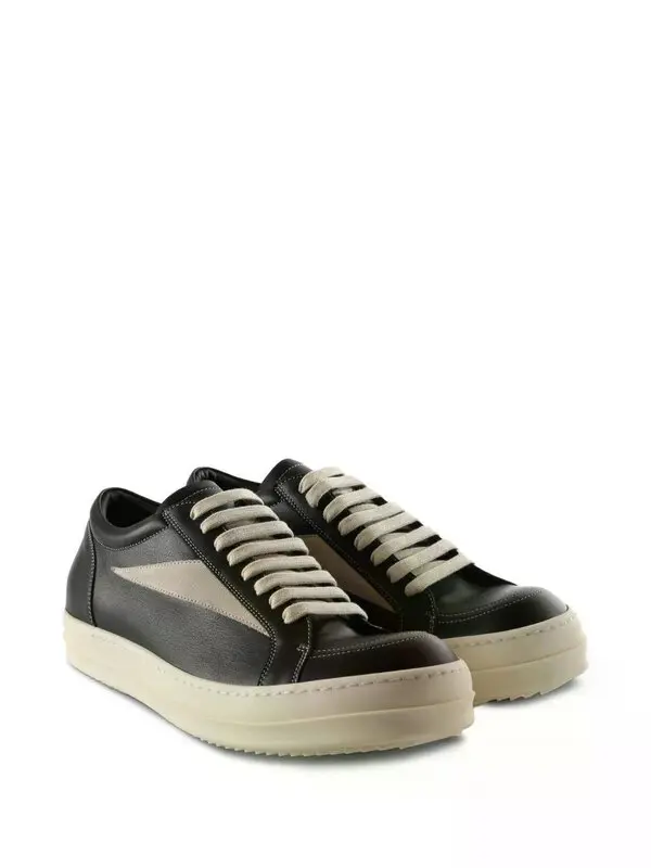 Rick Owens Vintage Leather Sneakers - Black