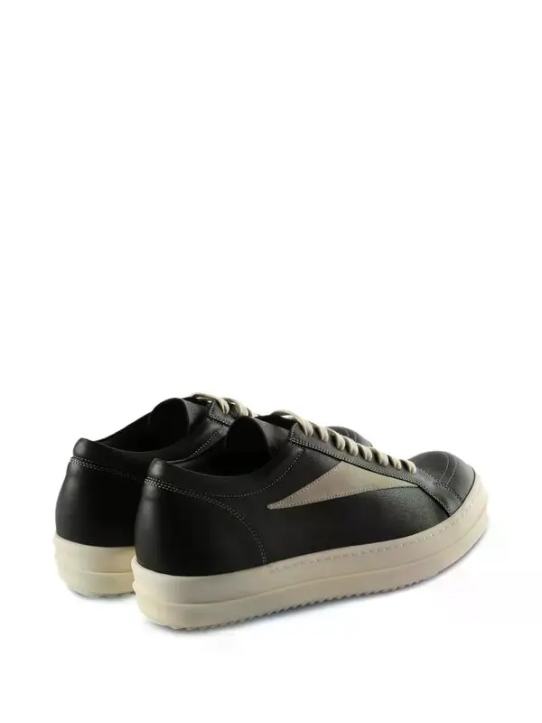 Rick Owens Vintage Leather Sneakers - Black
