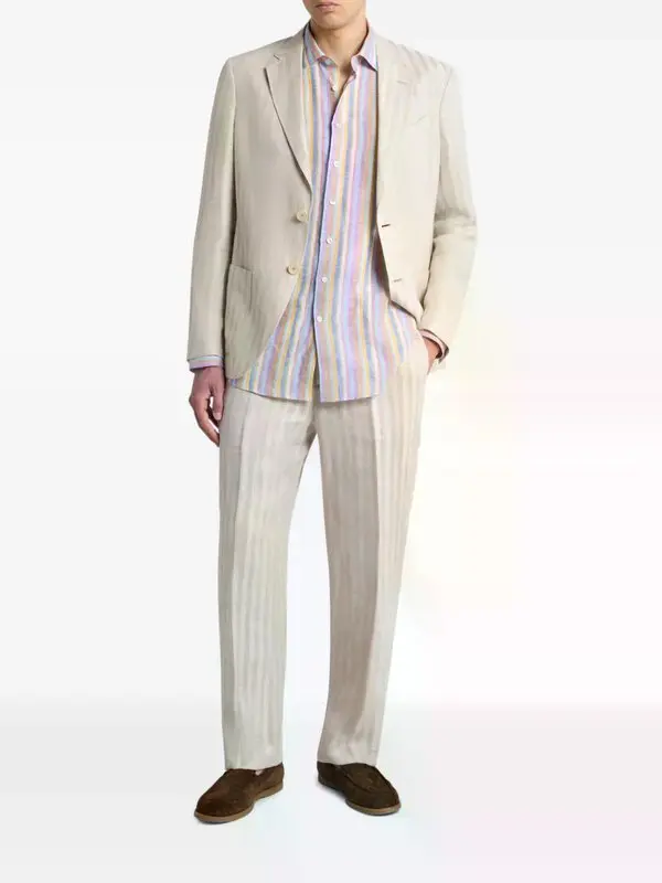 Etro Striped Single-breasted Jacket