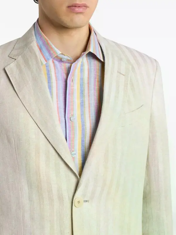 Etro Striped Single-breasted Jacket