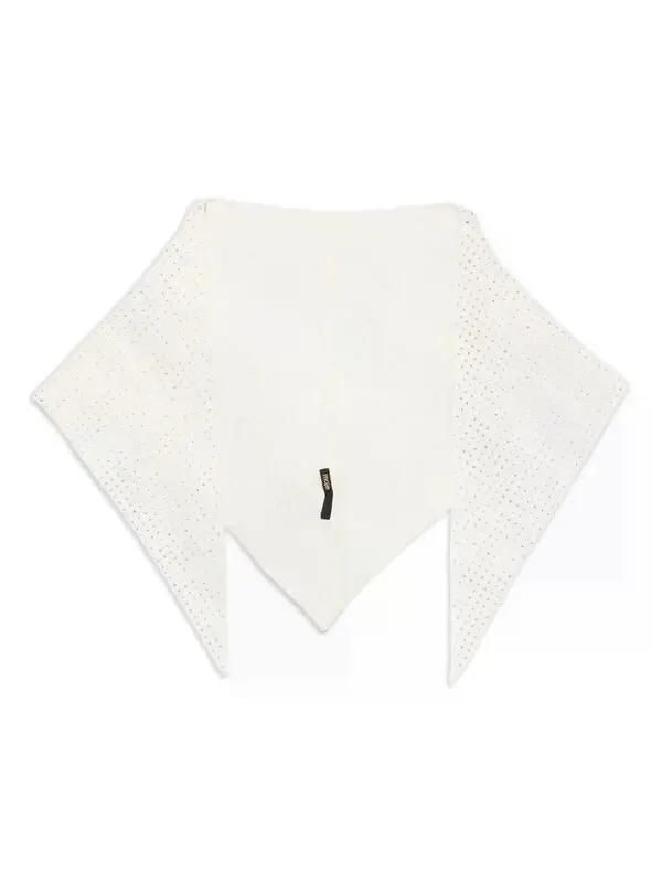 Maje Rhinestone-embellished Scarf - Neutrals