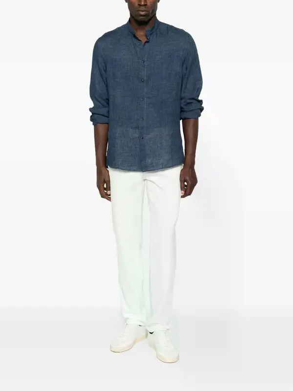 Brunello Cucinelli Band-collar Shirt