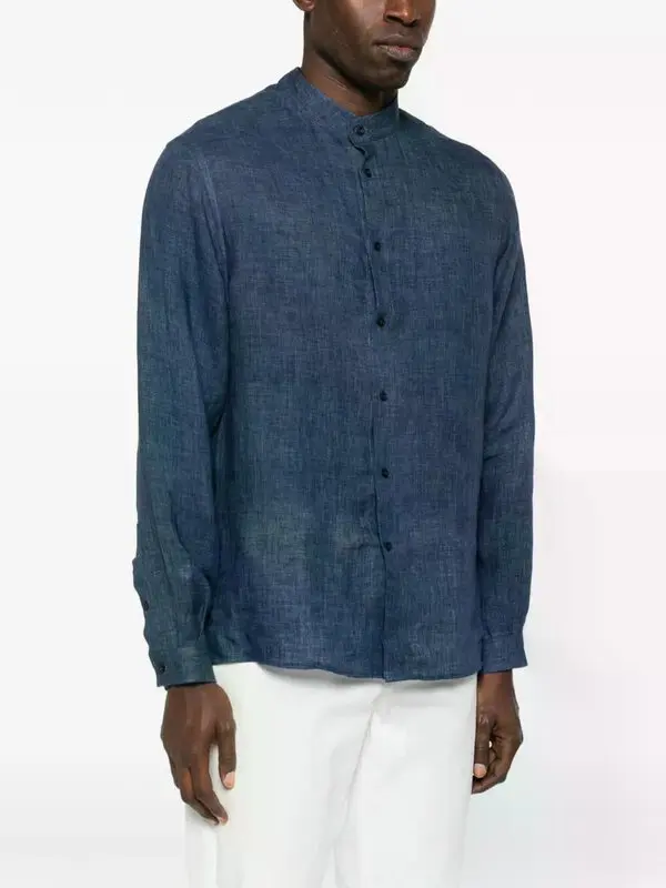 Brunello Cucinelli Band-collar Shirt