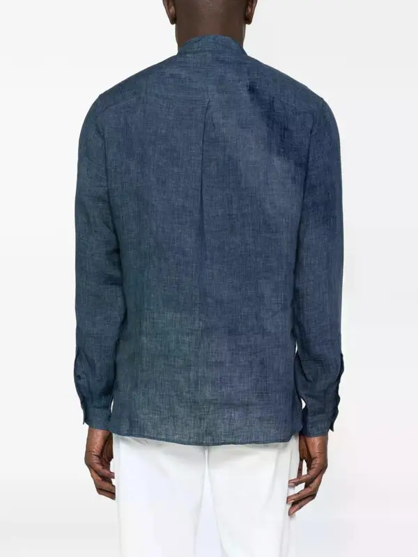 Brunello Cucinelli Band-collar Shirt
