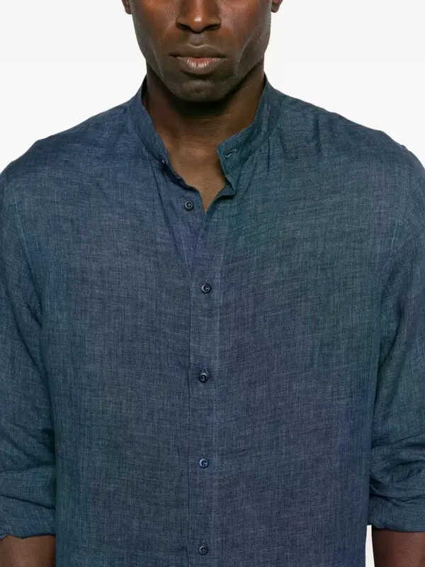 Brunello Cucinelli Band-collar Shirt
