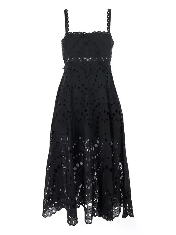 Charo Ruiz Ibiza Cut-out Maxi Dress - Black
