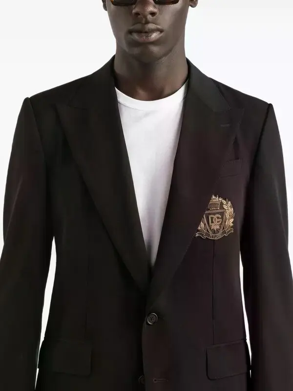 Dolce & Gabbana Embellished Single-breasted Blazer
