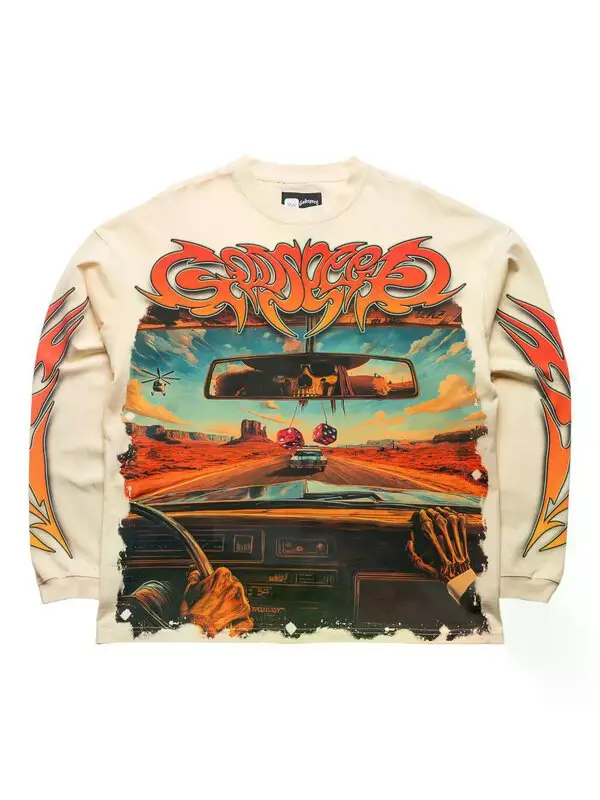 GODSPEED On The Run Long-sleeve Graphic Sweatshirt