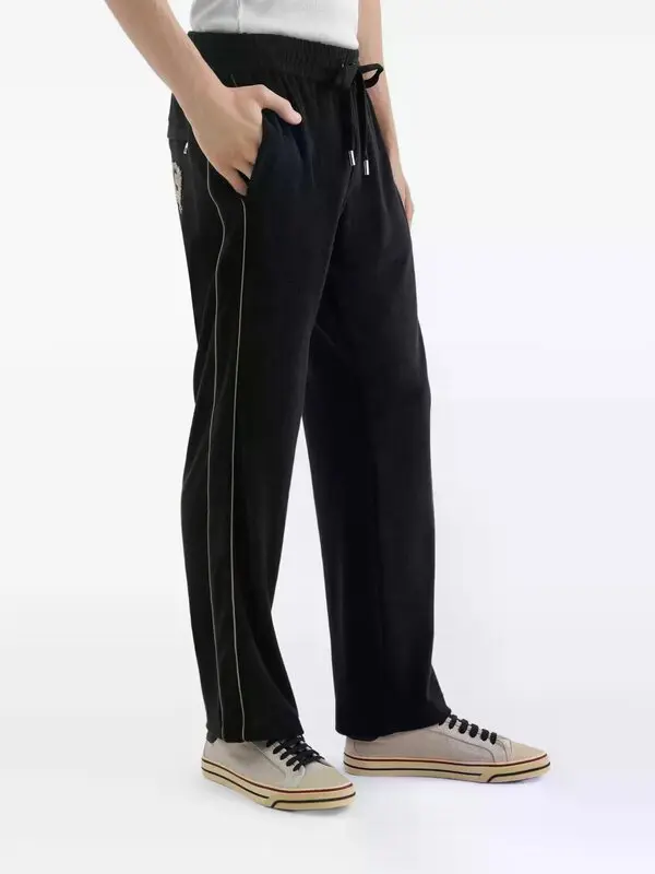 Dolce & Gabbana Terry-cloth Track Pants - Black