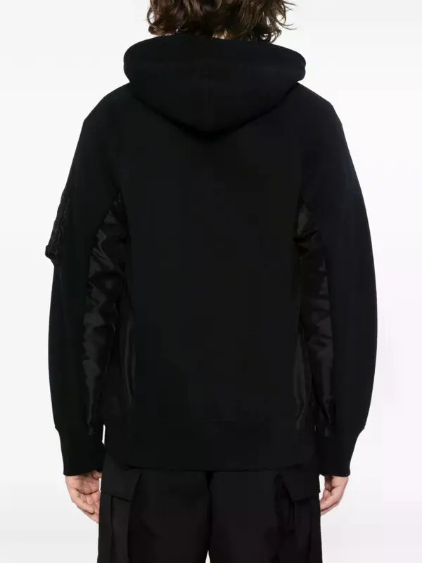 Sacai Hooded Zip-up Bomber Jacket