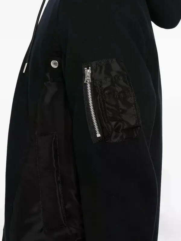 Sacai Hooded Zip-up Bomber Jacket
