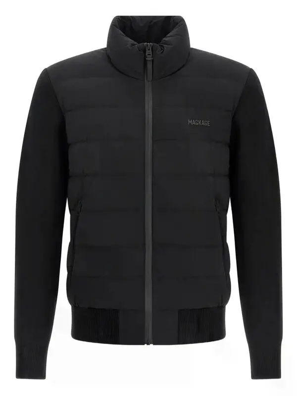 Mackage Padded Quilted Cardigan - Black