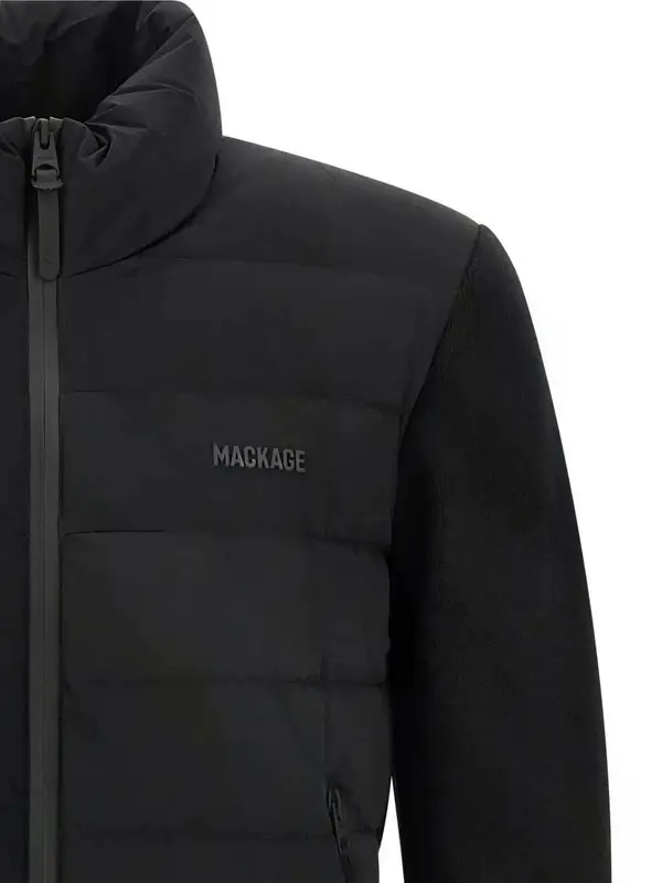 Mackage Padded Quilted Cardigan - Black