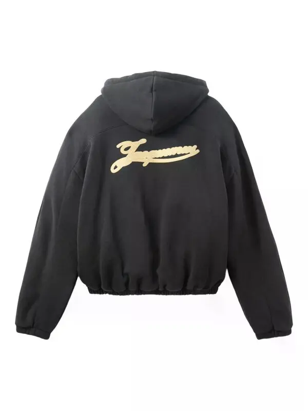 Jacquemus Le Torneo Zip-up Hoodie - Grey