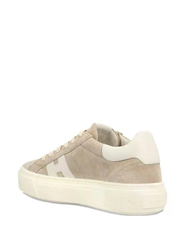 Hogan Crosswind Suede Sneakers - Neutrals
