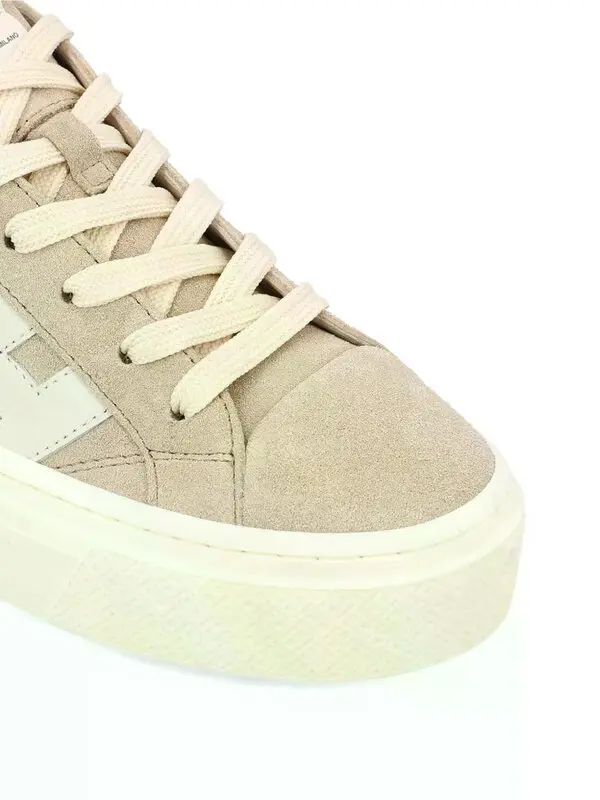 Hogan Crosswind Suede Sneakers - Neutrals