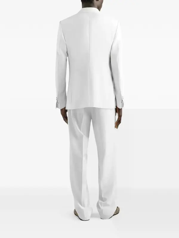 Dolce & Gabbana Faille Trousers - White