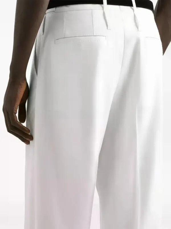 Dolce & Gabbana Faille Trousers - White
