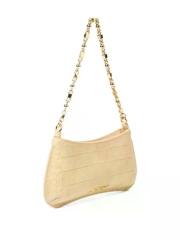Jacquemus Small Le Bisou Chaine Shoulder Bag - Neutrals