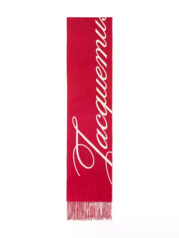 Jacquemus Atelier Fringed Scarf - Red