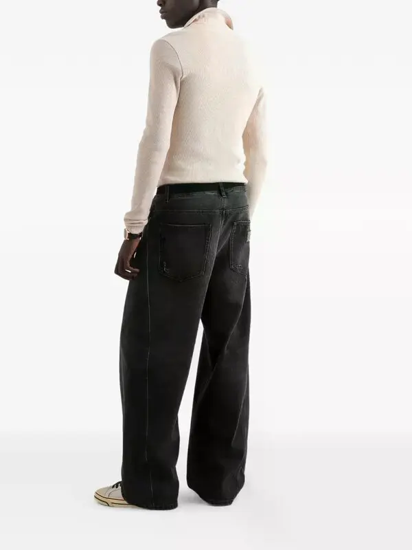 Dolce & Gabbana Wide-leg Jeans - Black
