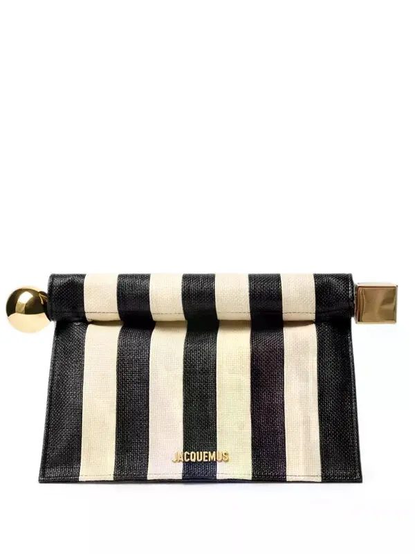 Jacquemus Rond Carré Clutch Bag - Black