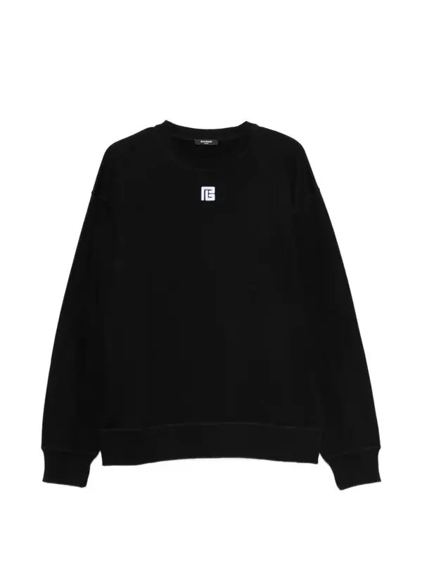 Balmain Logo-embroidered Crewneck Sweater