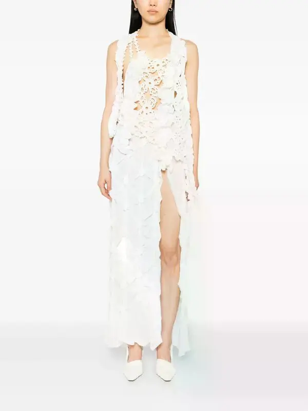 ROISIN PIERCE Asymmetric Hem Maxi Skirt