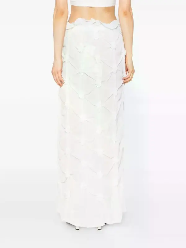 ROISIN PIERCE Asymmetric Hem Maxi Skirt