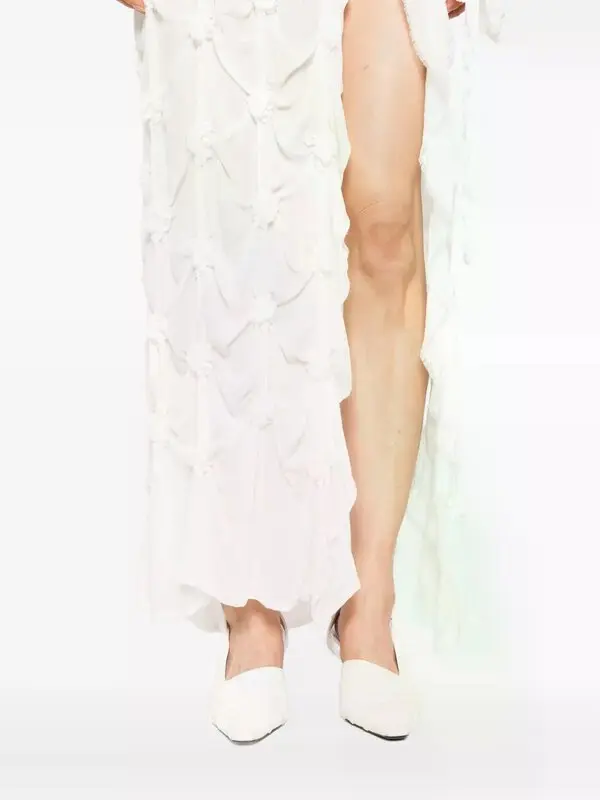 ROISIN PIERCE Asymmetric Hem Maxi Skirt