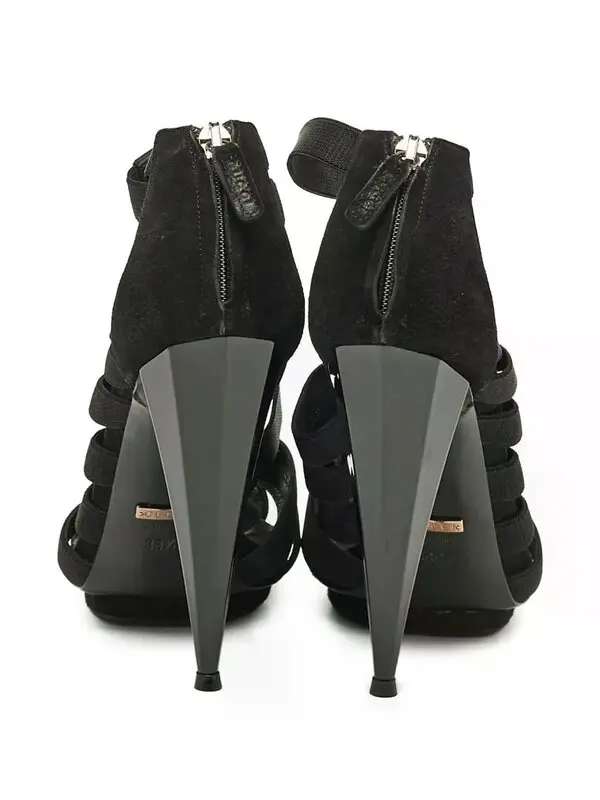 Gucci Strappy Suede Booties
