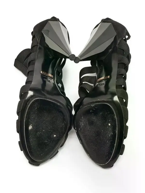 Gucci Strappy Suede Booties