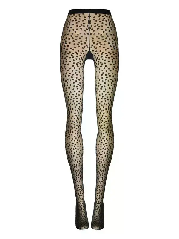 Wolford Patterned Tights - Black