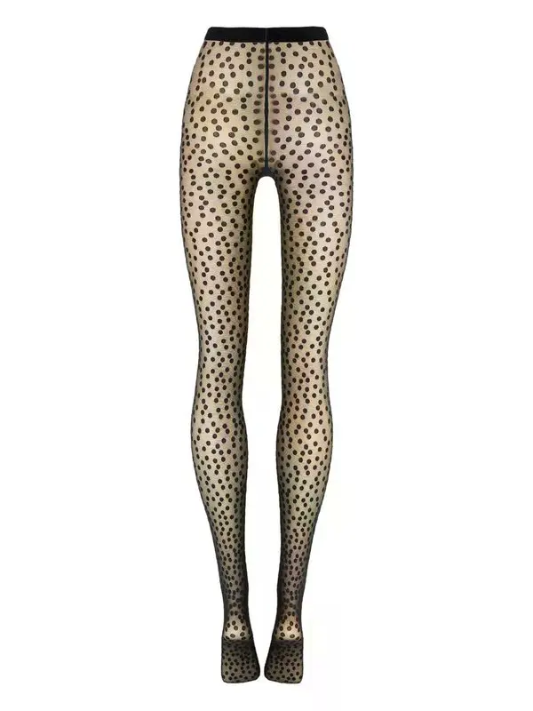 Wolford Patterned Tights - Black