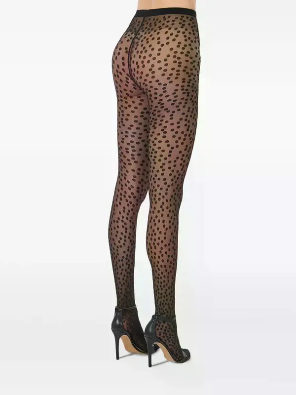 Wolford Patterned Tights - Black