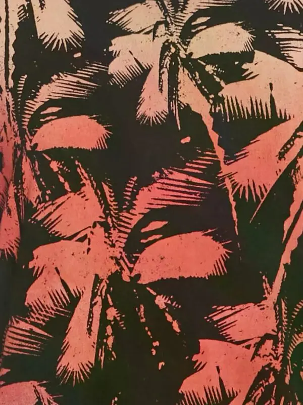 Saint Laurent Palm-tree Print T-shirt