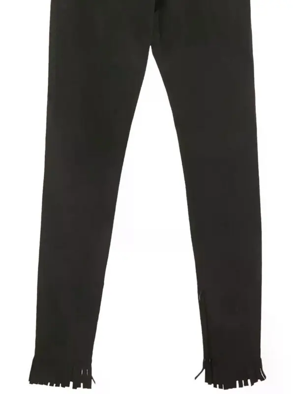 Burberry Fringed-hem Trousers