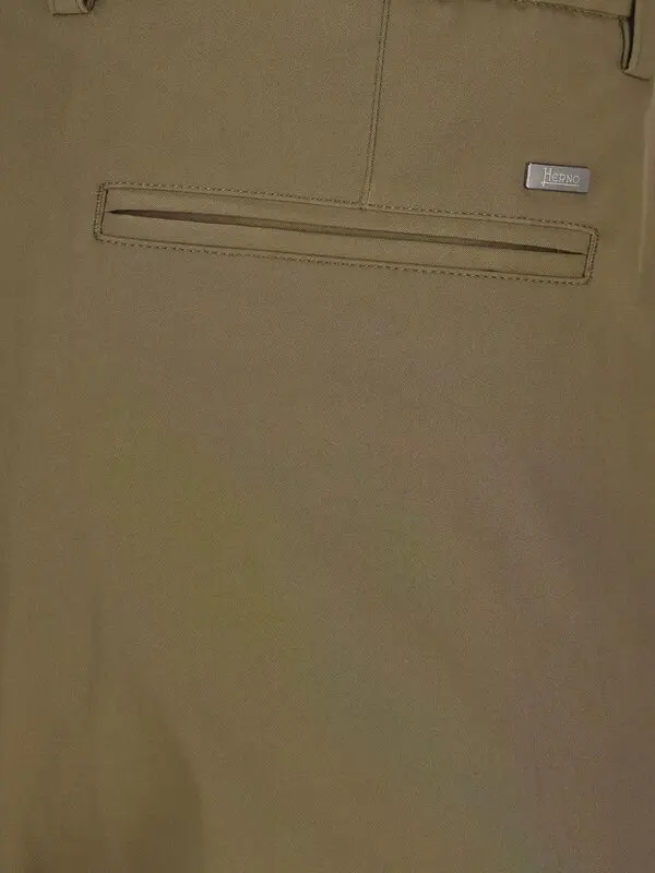 Herno Pleated Trousers - Brown