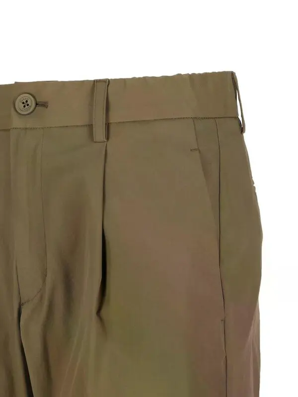 Herno Pleated Trousers - Brown