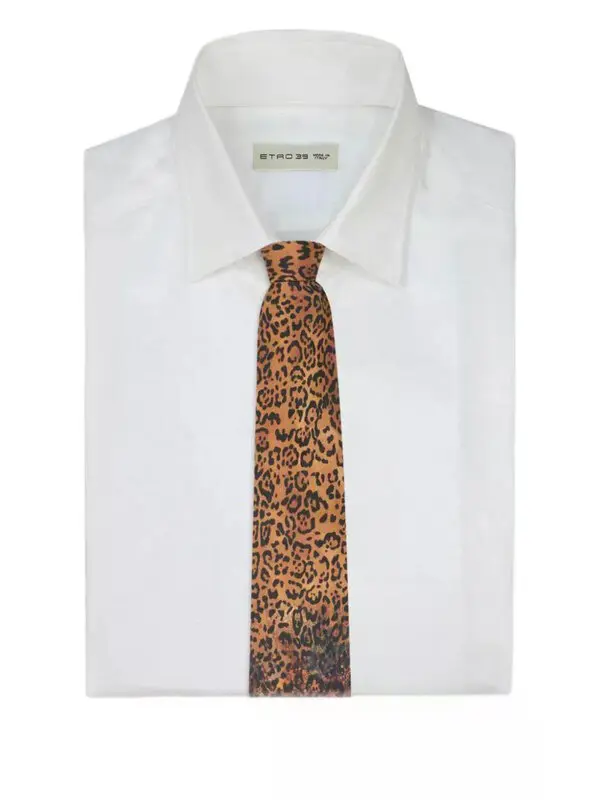 Etro Paisley And Animal-motif Neck Tie