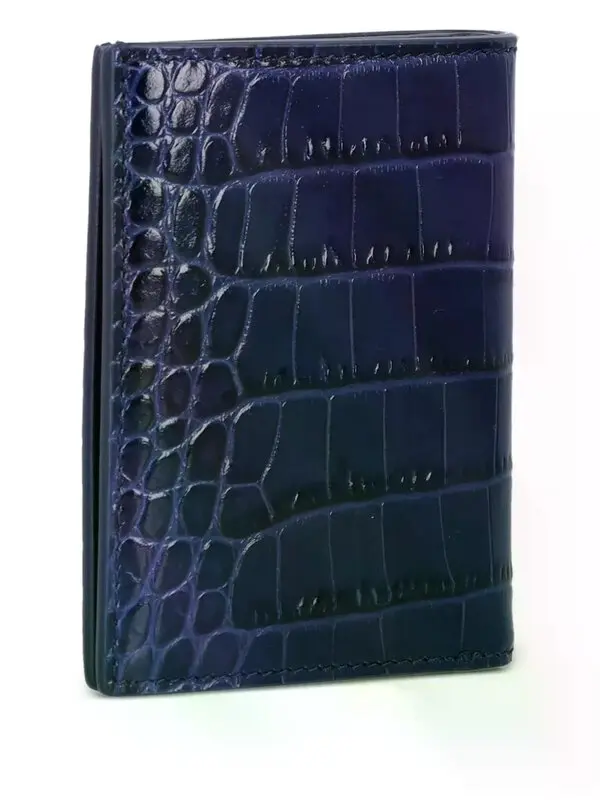 TOM FORD Crocodile-effect Cardholder