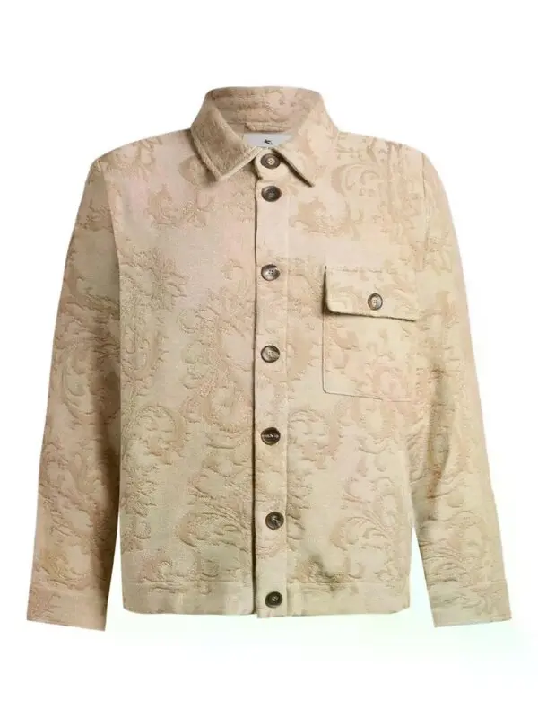 Etro Leafy-motif Cotton Jacket