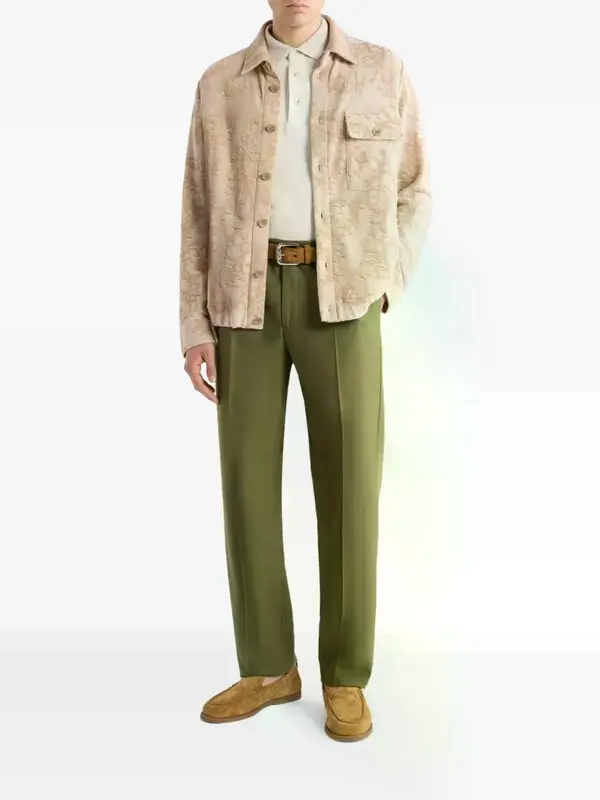 Etro Leafy-motif Cotton Jacket