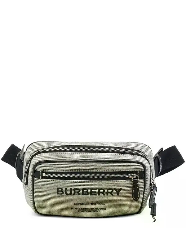 Burberry Canvas Belt Bag - Neutrals