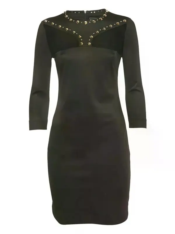 Just Cavalli Studded Mesh Mini Dress