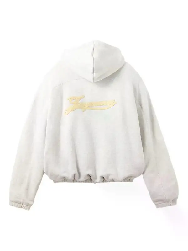 Jacquemus Torneo Zip-up Hoodie - Grey
