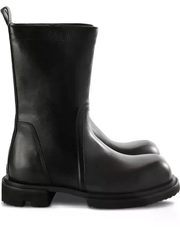 Rick Owens Leather Boots