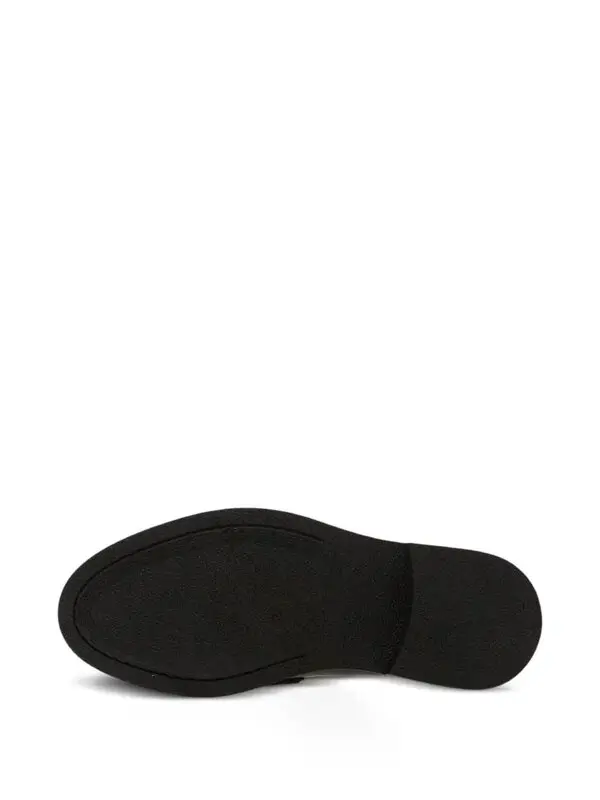 Filling Pieces Embroidered Chain Loafers