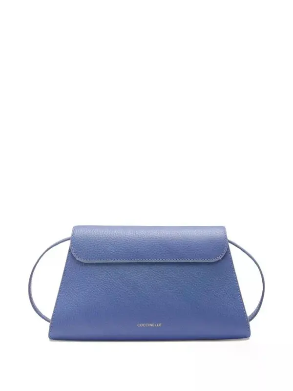 COCCINELLE Dew Leather Shoulder Bag - Blue