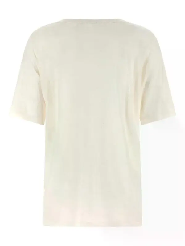 Stella McCartney T-shirt With Bead Embellishment - Neutrals